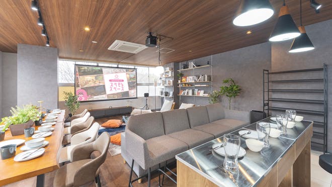 スペモ🏠駅徒歩4分✨キッチン🍳プロジェクター🎥パーティー🍷撮影🎥ママ会👶🏻777_SpemoLIVING西船橋の写真1