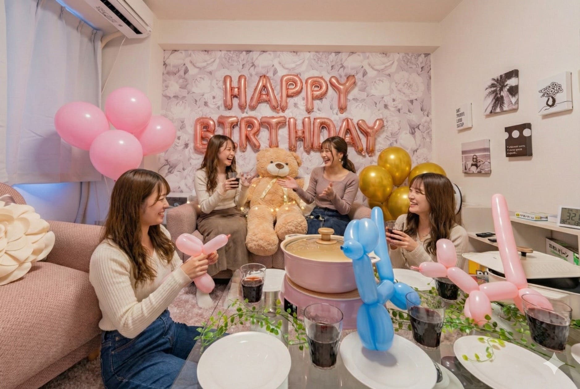 スペモ✨歓送迎会🎊池袋5分🚶おしゃカワ✨女子会SNS映え💖推し活😍記念日🥂映画🎥誕生日会🎊514_みんなのスペース池袋ドミールの写真3