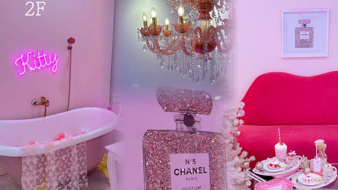 お姫様みたいなキラキラピンク可愛いカフェ&スタジオ💗撮影会・推し活・コスプレ・ポップアップ🎀大阪・玉造・森ノ宮の写真3