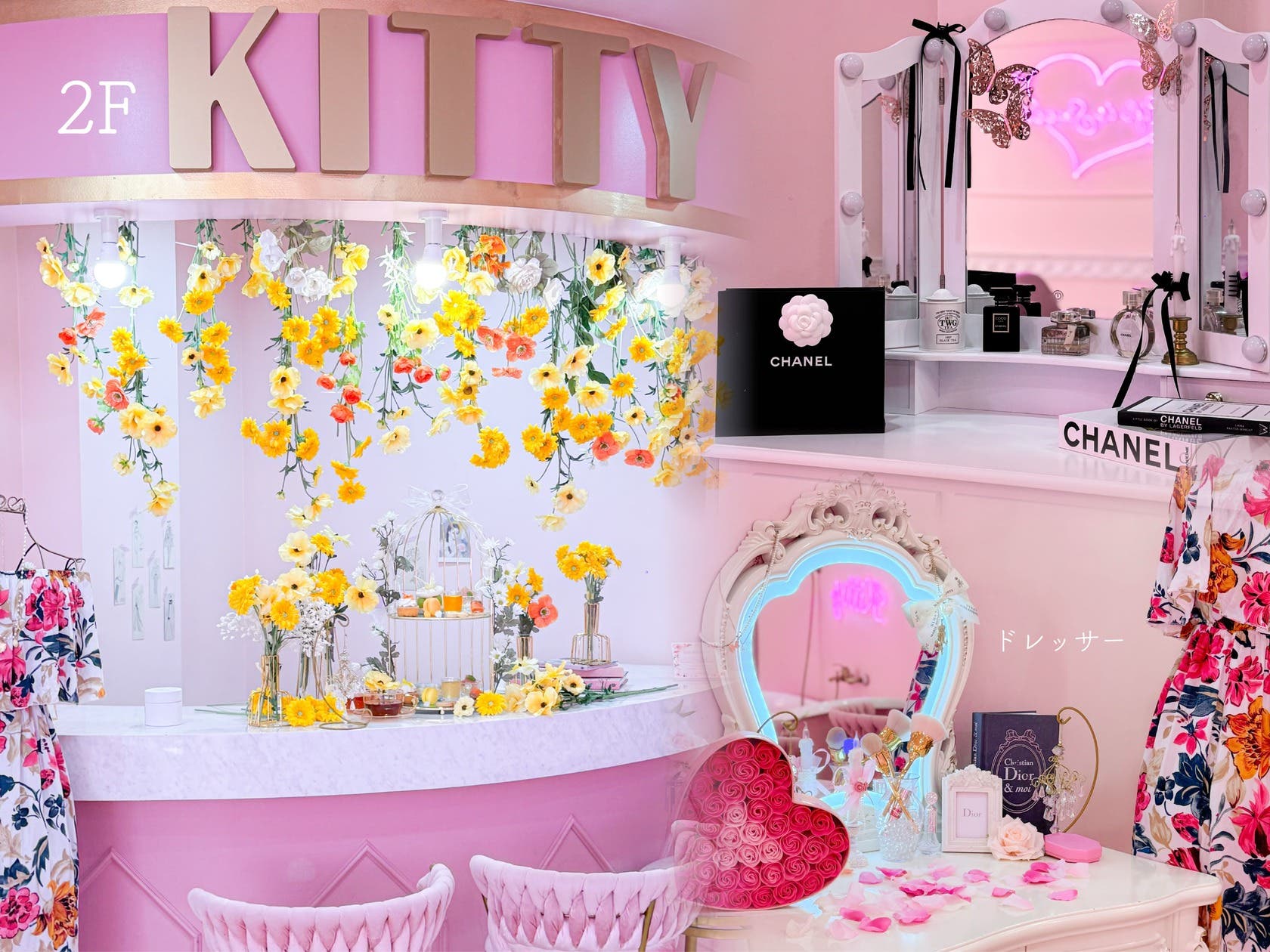 お姫様みたいなキラキラピンク可愛いカフェ＆スタジオ💗撮影会・推し活・コスプレ・ポップアップ🎀大阪・玉造・森ノ宮の写真4