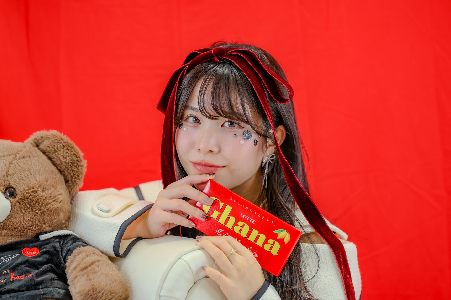 【バレンタインキャンペーン】自然光　白スタ ドライフラワー🎃ポートレート、コスプレ、女子会、パーティの写真2