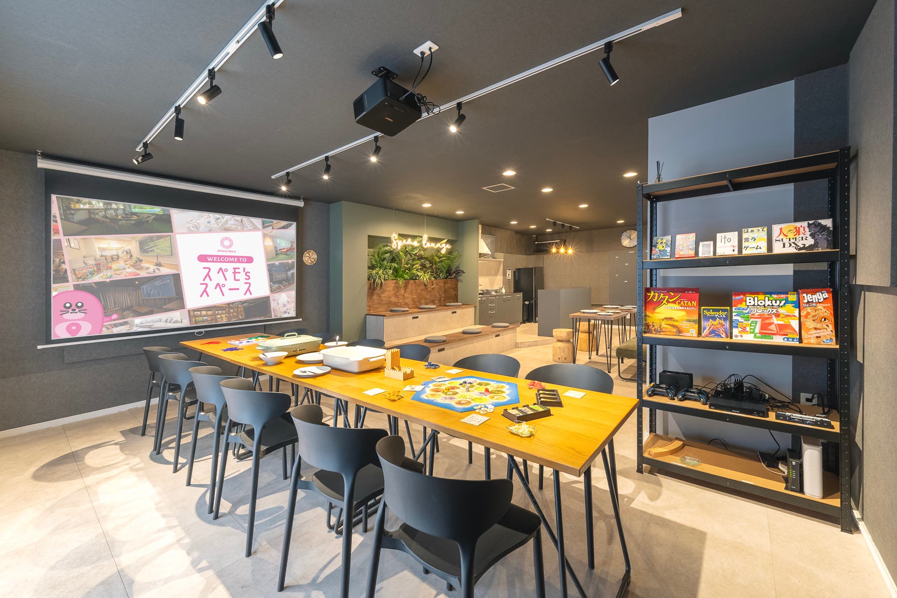 スペモ🌿新宿4分🚶キッチン🍳プロジェクター🎥パーティー🥂自然光🔅647_SpemoLOUNGE新宿の写真1