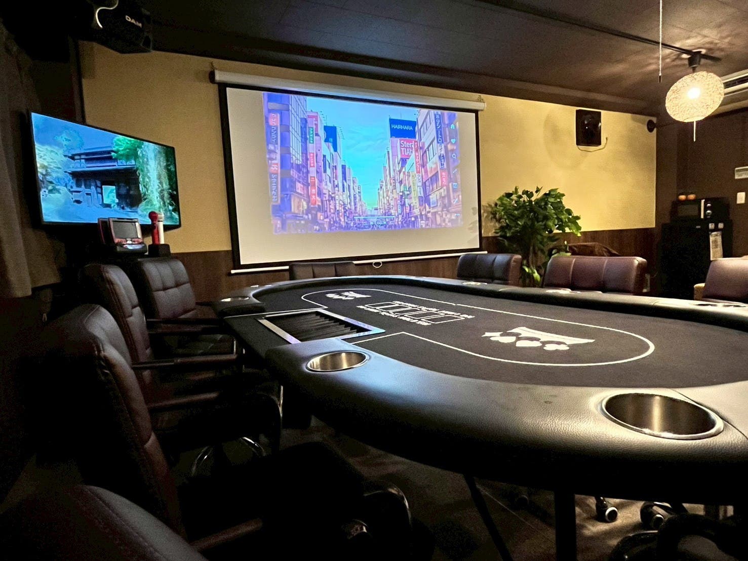 【FAMILYPOT 飯田橋2号店】駅徒歩5分 ポーカーテーブルやカラオケ、ダーツもあるパーティ向けバリ風スペースの写真6