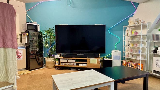 5F・まるまるんち】音量声量制限なし😆大画面75型📺🤩ボードゲーム😊オプション料金なし😊監視カメラなし😍便利な繁華街の写真5