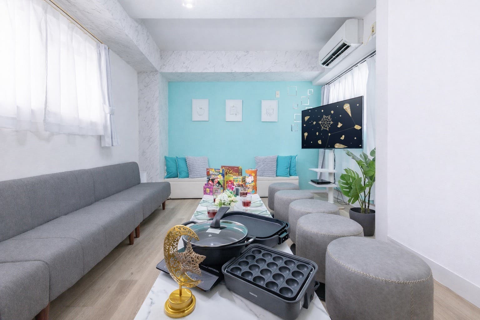 NEW🎉新年セール💰最大25名🉐駅3分🚋新年会🍺大人気ゲーム機🎮女子会💗タコパ🐙24H🏪Ravie梅田の写真5