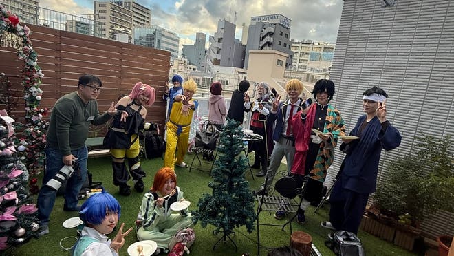 推し会スタジオ!上野駅近!大型モニター200インチプロジェクター屋上ガーデン、200平米自由自在の写真4