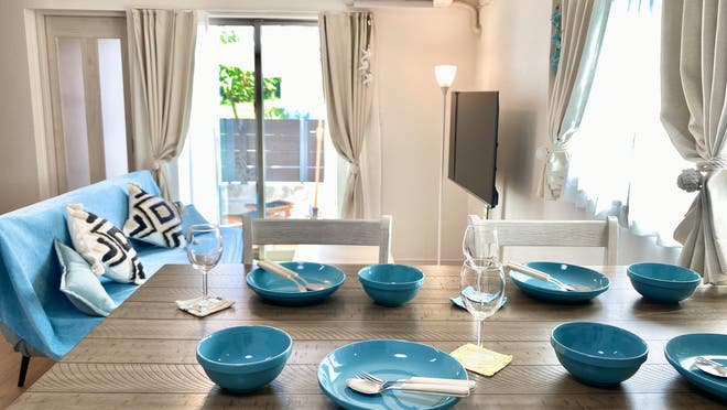 希望ヶ丘ビーチ徒歩圏内♪ペンション貸切り!ママ会・ファミリーパーティ・ワークショップなど多用途で利用可。BBQもOK!の写真2