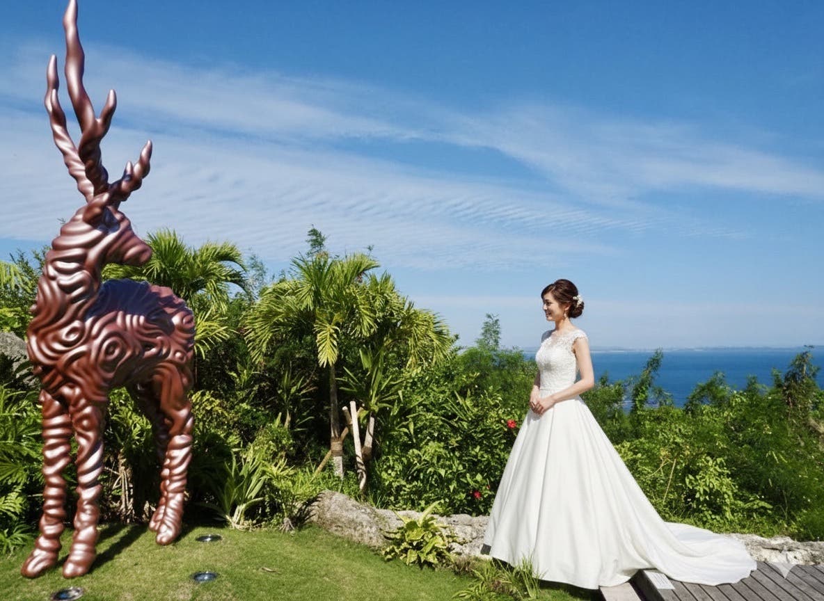 沖縄南部太平洋が見える高台にある美術館の写真3