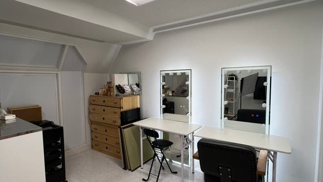 【原宿駅徒歩3分】竹下通り至近!自分だけのヘアメイクサロンを実現! Youtube撮影OK! ロケ撮影控え室に!面貸しの写真12