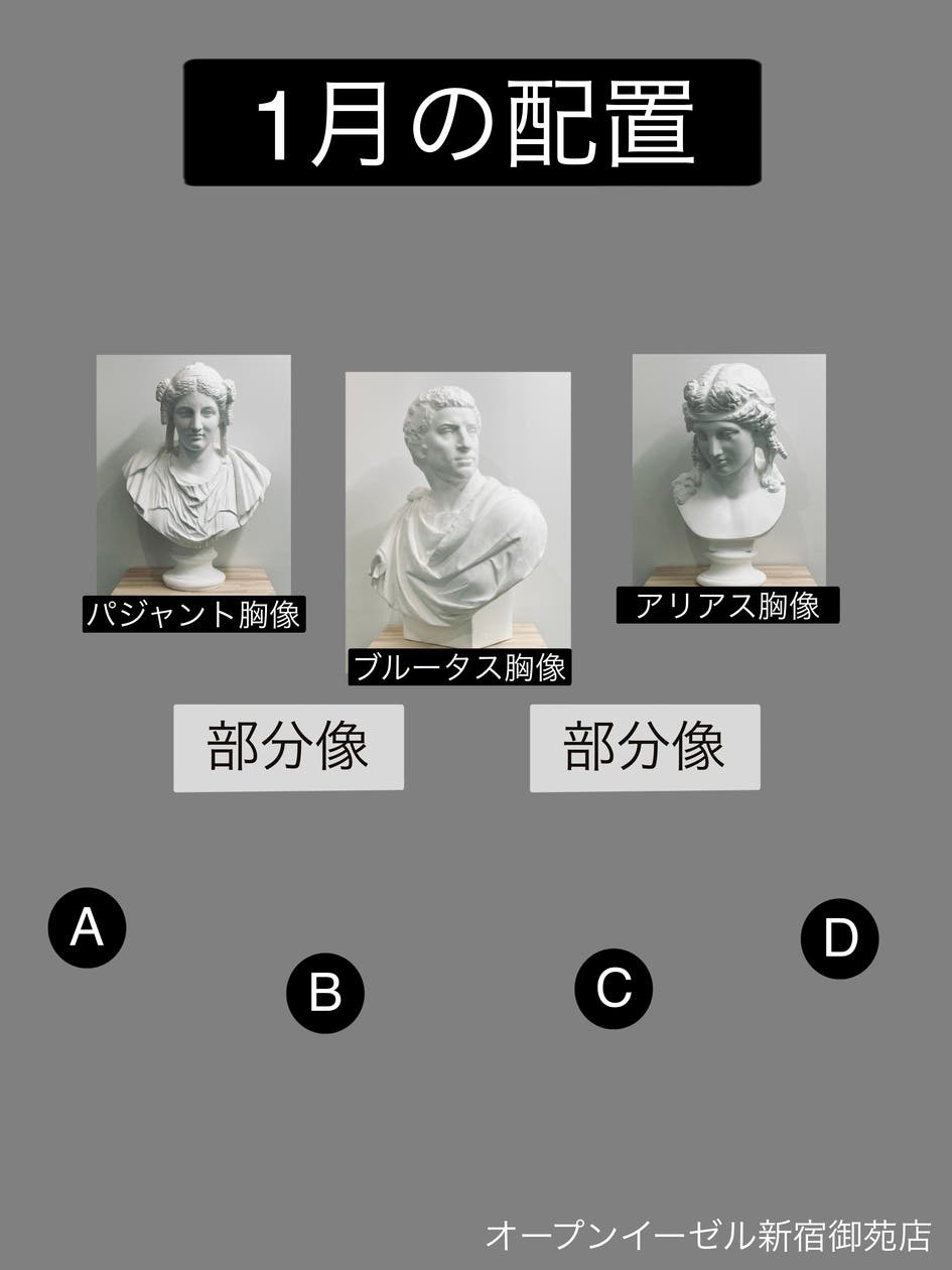新宿御苑前駅２番出口から徒歩５分の石膏デッサンスペース 『A席』の写真2