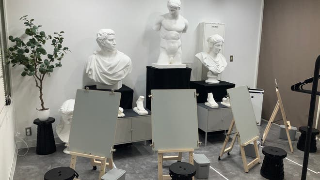 新宿御苑前駅2番出口から徒歩5分の石膏デッサンスペース 『A席』の写真6