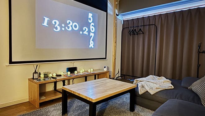 【4人まで料金一律&出入自由】高崎駅繁華街すぐ近く♪プロジェクター付きレンタルスペース♪映画📽️ゲーム🎮を楽しもう♪の写真2