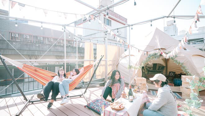 🏙 石川町駅すぐ|屋上グランピング施設 BEANSTALKの写真3