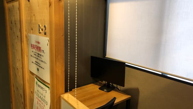 駅徒歩2分【神戸駅前スキマ / 1名】24インチモニター付き鍵付き個室ブース(8階R-2)の写真16