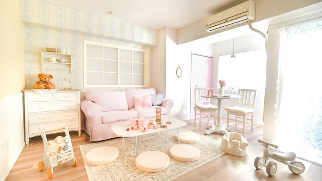 【渋谷徒歩3分🚶♂️】自然光✨ベビー用品完備👶ママ会,女子会,推し活,デート【韓国ハウススタジオ風🎀】の写真1