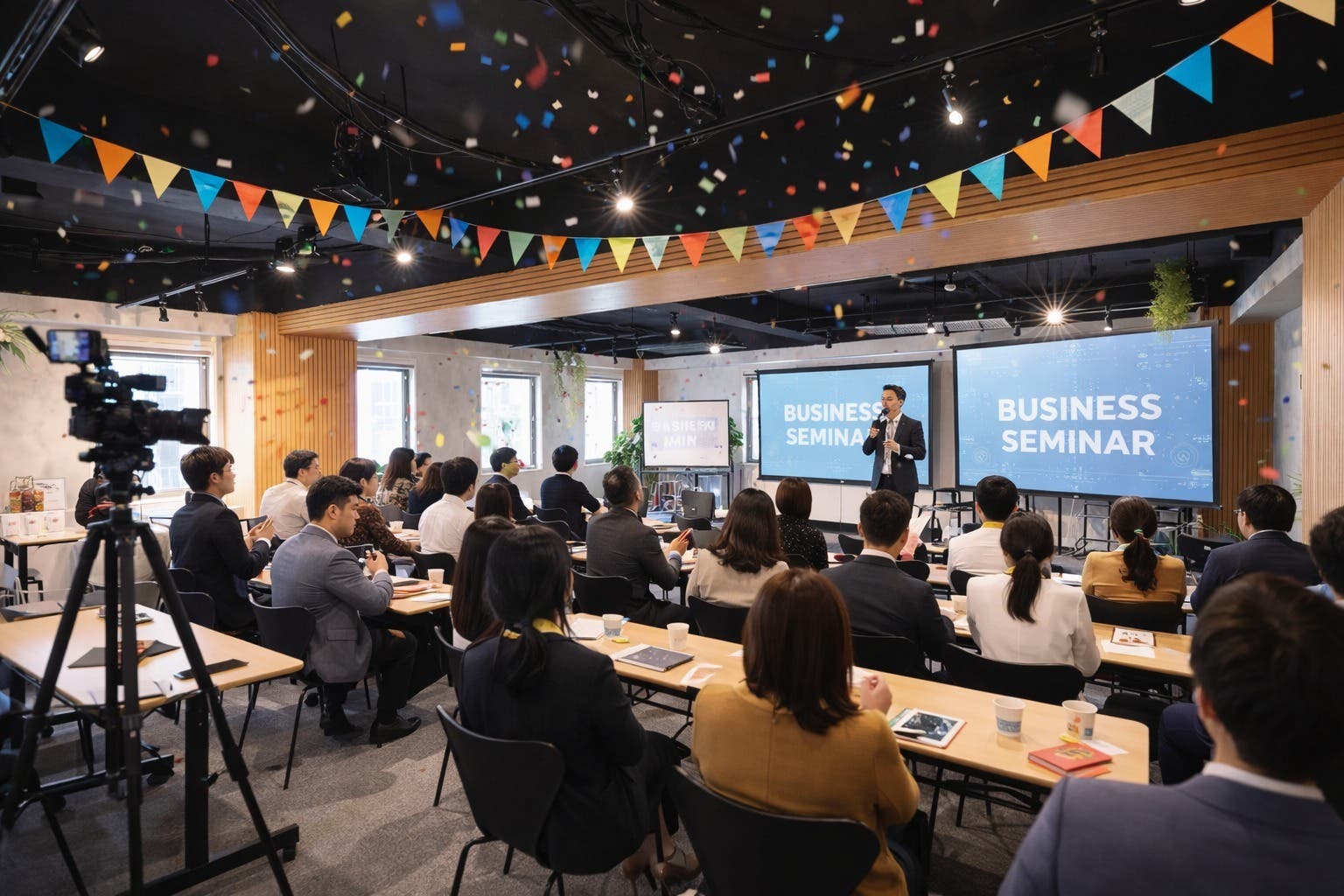 #エヌティGoburin2nd【新宿区/新宿駅】駅2分/新年会/歓送迎会🎉席数84立食90飲食/120㌅画面/会議/セミナーの写真1