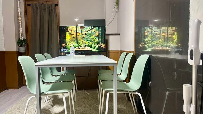 【京都駅八条口徒歩6分!】完全個室/大型モニター・路面店/飲食OK/リモート・Web会議・ミーティング・快適なワークスペースの写真12