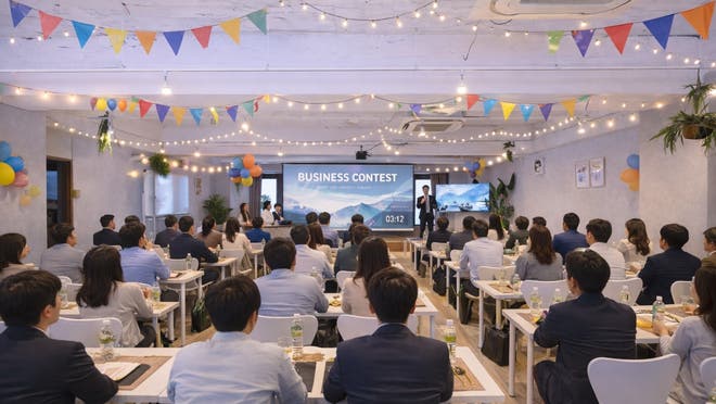 #イーストGoburin2nd【新宿区/新宿駅】駅1分/新年会/歓送迎会/席数84立食100飲食/120㌅画面/会議/セミナーの写真1