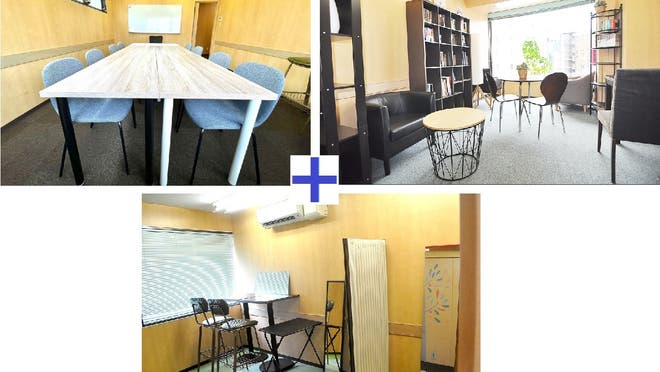 👑セットプラン🚃大塚駅北口徒歩3分🚶会議室A+ラウンジB+多目的ルームC📹✨の写真1