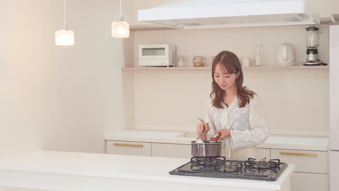 スペモ🍽️ペット可🐾キッチン🍳三口コンロ❤️🔥料理🥘撮影🎥759_チェリッシュスタジオ-04号館の写真6