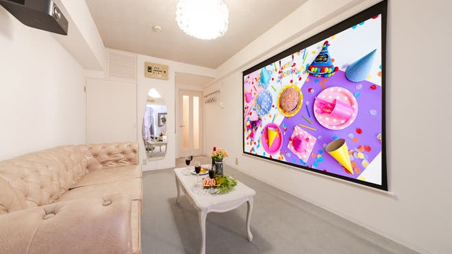 ⭐NEW⭐馬喰町から4分!おしゃれなシアタールームオープン✨パーティ、撮影、女子会、ママ会等の写真3