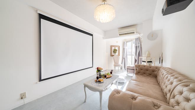 ⭐NEW⭐馬喰町から4分!おしゃれなシアタールームオープン✨パーティ、撮影、女子会、ママ会等の写真12