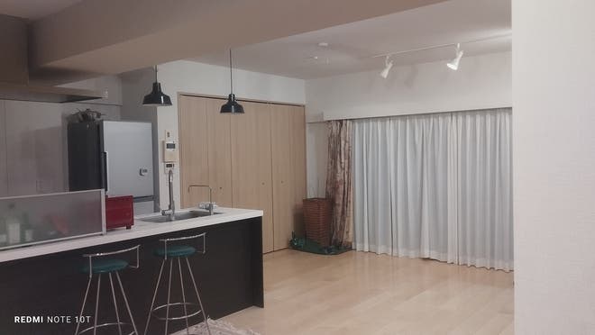 六本木 キッチンはありますが、食器やテーブルなどはありませんの写真1