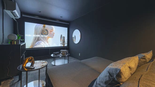 スペモ🎥仙台駅徒歩8分🚶♀️まったりデート💝プライベートな映画鑑賞🎬️プロジェクター🎞️791_CINEMA仙台の写真1