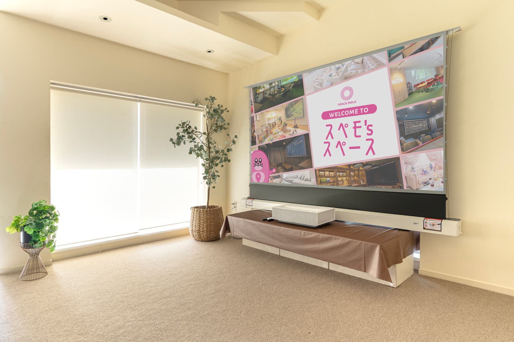 プロジェクター＆100インチスクリーンの画像2