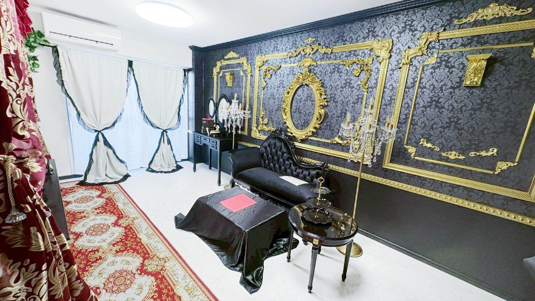 【1月オープン！】博多／💜黒×ゴシック×姫系撮影スタジオ💜／推し活／生誕祭／コスプレ／モデル撮影／商用OK／ブライダル／控室の写真21