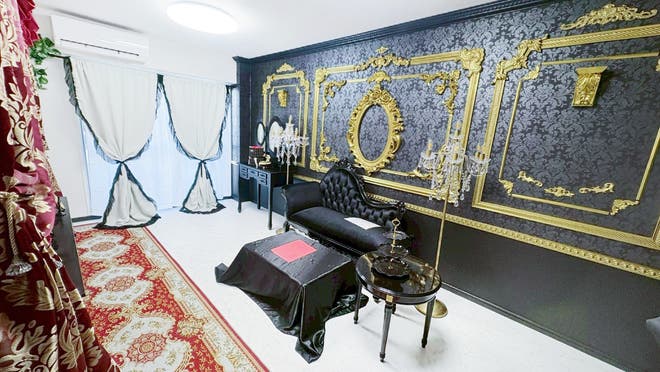 【1月オープン!】博多/💜黒×ゴシック×姫系撮影スタジオ💜/推し活/生誕祭/コスプレ/モデル撮影/商用OK/ブライダル/控室の写真21