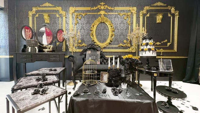 【1月オープン!】博多/💜黒×ゴシック×姫系撮影スタジオ💜/推し活/生誕祭/コスプレ/モデル撮影/商用OK/ブライダル/控室の写真16