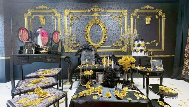 【1月オープン!】博多/💜黒×ゴシック×姫系撮影スタジオ💜/推し活/生誕祭/コスプレ/モデル撮影/商用OK/ブライダル/控室の写真15