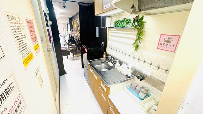 【1月オープン!】博多/💜黒×ゴシック×姫系撮影スタジオ💜/推し活/生誕祭/コスプレ/モデル撮影/商用OK/ブライダル/控室の写真28