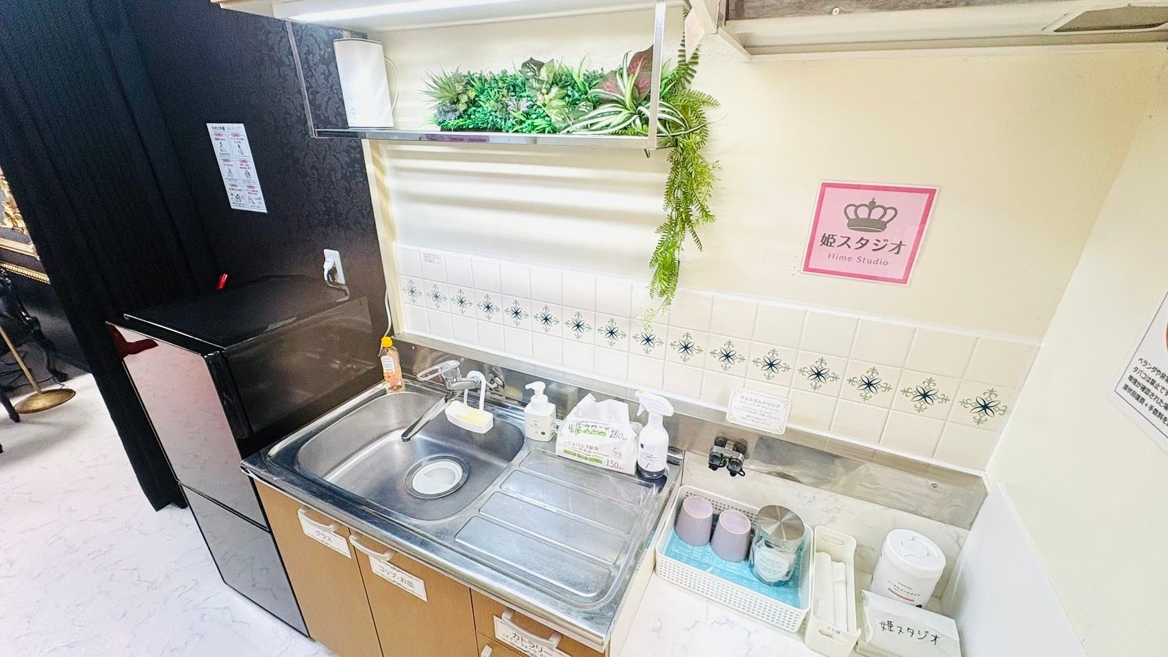 【1月オープン！】博多／💜黒×ゴシック×姫系撮影スタジオ💜／推し活／生誕祭／コスプレ／モデル撮影／商用OK／ブライダル／控室の写真30