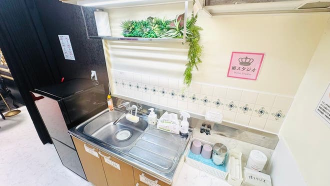 【1月オープン!】博多/💜黒×ゴシック×姫系撮影スタジオ💜/推し活/生誕祭/コスプレ/モデル撮影/商用OK/ブライダル/控室の写真30