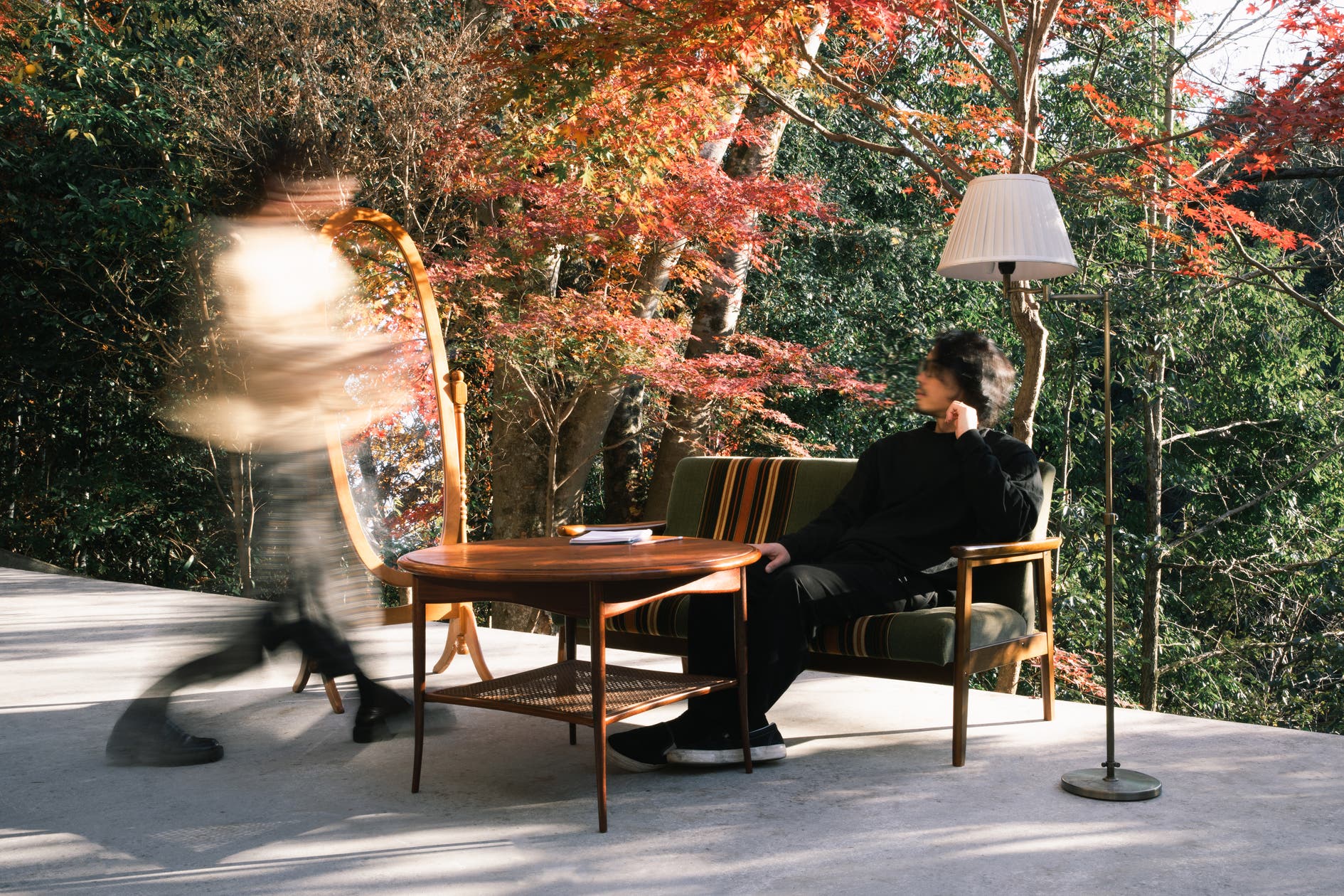 混ざったまま、撮れる。本来は共存しない世界観を1フレームに。コンクリート x アンティーク x 大自然の撮影空間。の写真12