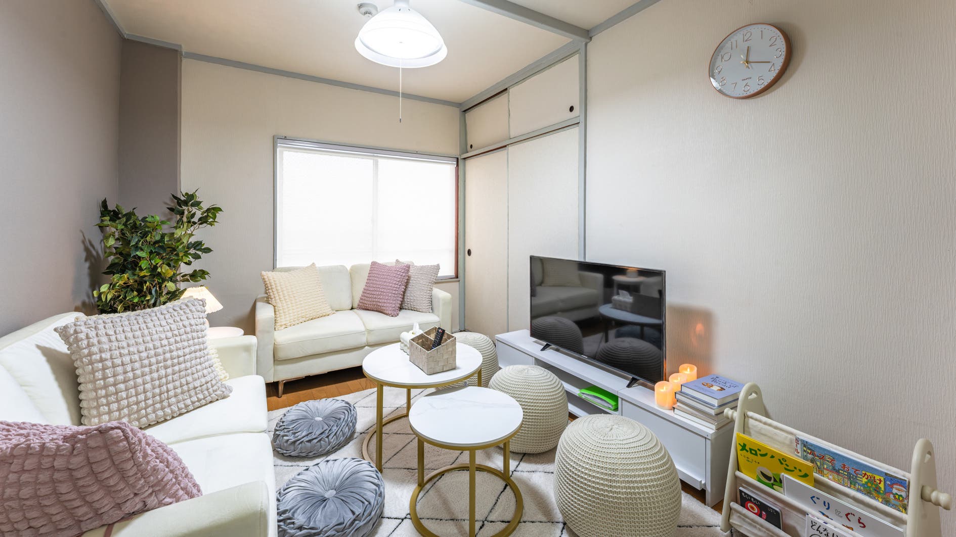 🎀韓国カフェ風💓天六3分✨12名OK🤍推し活女子会📸24h🌙2次会◎セブン10秒🏪WiFi📶映え空間×大画面📺の写真2