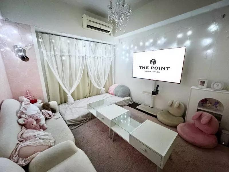 名古屋駅から徒歩5分｜最大6名｜24h利用可｜推し活・コスプレ・撮影で大人気🎀姫可愛さNo.1👸✨55インチTV無料🤍の写真3