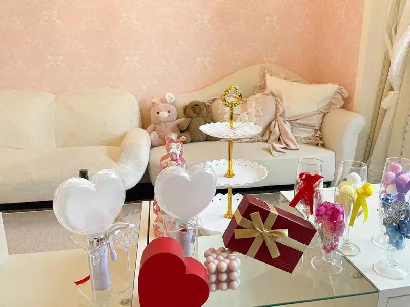 名古屋駅から徒歩5分｜最大6名｜24h利用可｜推し活・コスプレ・撮影で大人気🎀姫可愛さNo.1👸✨55インチTV無料🤍の写真6