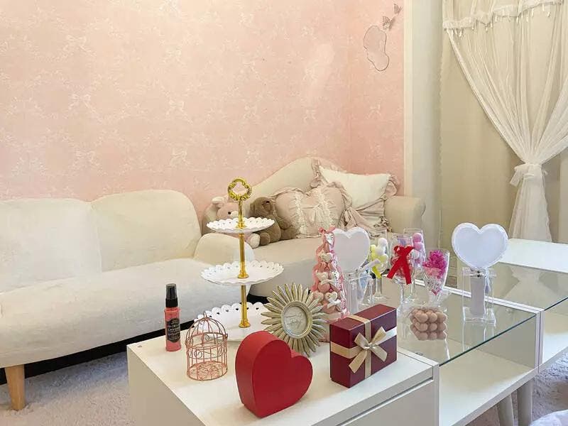 名古屋駅から徒歩5分｜最大6名｜24h利用可｜推し活・コスプレ・撮影で大人気🎀姫可愛さNo.1👸✨55インチTV無料🤍の写真24