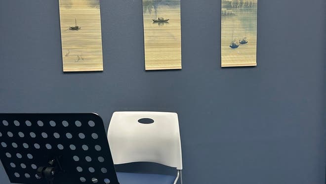 防音室とオープンスペースを備えた音楽利用向けレンタル空間の写真8