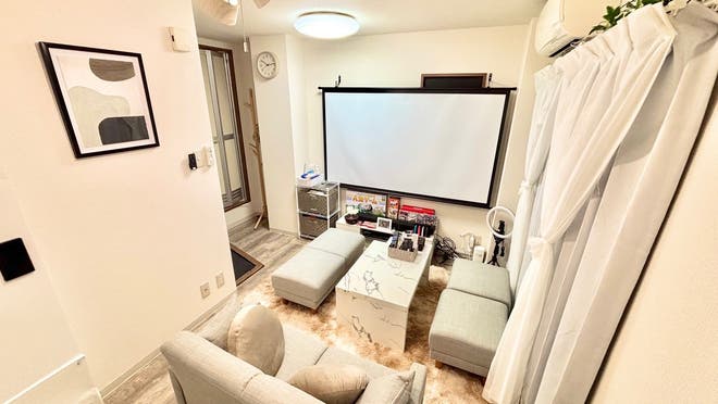 24時間利用可❣️淡路駅2分🔥80㌅スクリーンでマイ映画館🎞️ドルビー音質♬ソファでごろりん🌟の写真4
