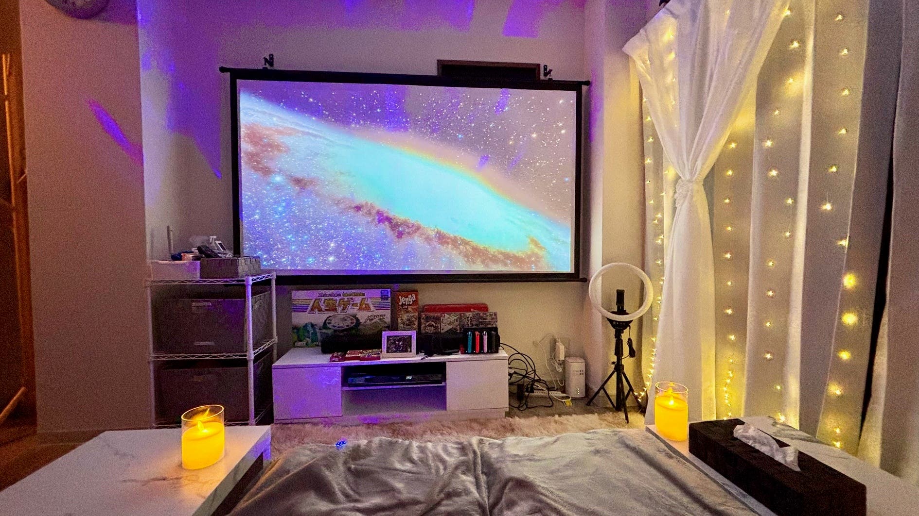 24時間利用可❣️淡路駅２分🔥80㌅スクリーンでマイ映画館🎞️ドルビー音質♬ソファでごろりん🌟の写真6