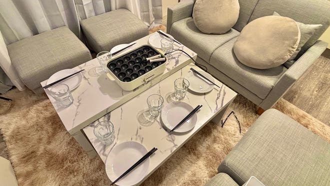 24時間利用可❣️淡路駅2分🔥80㌅スクリーンでマイ映画館🎞️ドルビー音質♬ソファでごろりん🌟の写真8