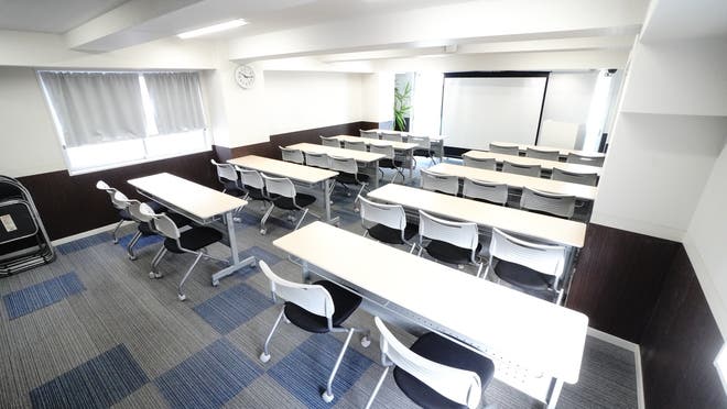 <UPオフィス高輪台大会議室>高輪台駅徒歩1分🚃35名収容🪑光回線Wi-Fi📶会議/研修/セミナー/ワークショップの写真1