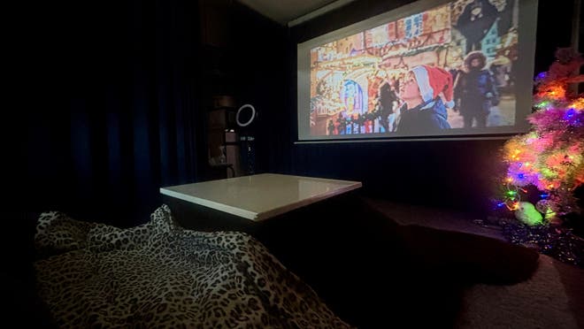 ぬくぬく🥰こたつ✨100㌅スクリーン🎞️まったりおうちデート😘・映画鑑賞✨コスプレ・推し活・動画配信の写真22