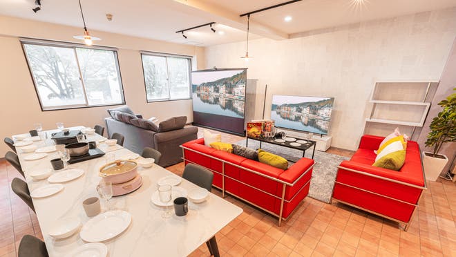 スペモ✨歓送迎会🎊学割👨🎓プロジェクター🎥パーティー🎉女子会🎁映画鑑賞🎥483_フルールスペース大須名古屋の写真1