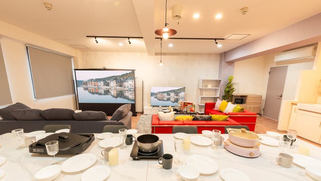 スペモ✨歓送迎会🎊学割👨🎓プロジェクター🎥パーティー🎉女子会🎁映画鑑賞🎥483_フルールスペース大須名古屋の写真4