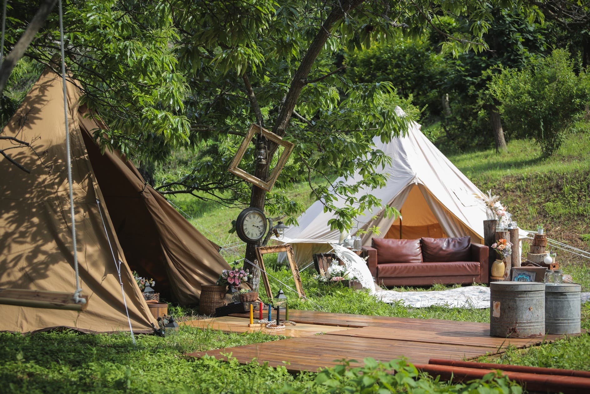 東京でキャンプやグランピング風な屋外撮影スタジオの写真6